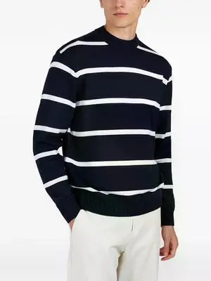 Paul & Shark Striped Crewneck Sweater - Blue