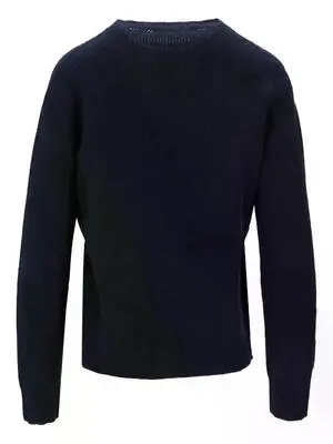 LA ROSE Crew-neck Sweater - Blue
