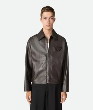 Bottega Veneta Shiny Leather Blouson