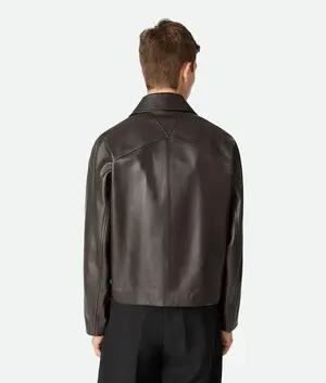 Bottega Veneta Shiny Leather Blouson