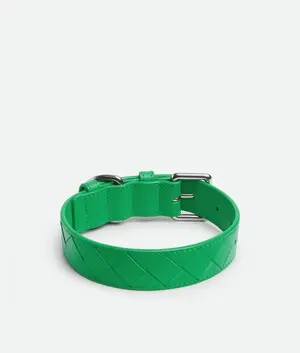 Bottega Veneta Medium Intrecciato Dog Collar