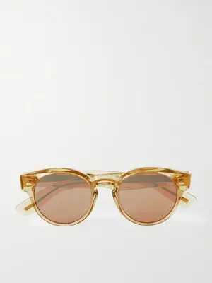 Oliver Spencer Hayton Round-frame Sunglasses - Brown