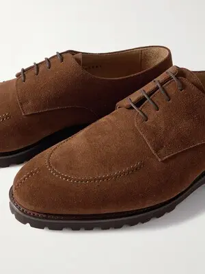 MAJORDOME M32 Split-toe Nubuck Derby Shoes