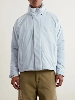 Herno Padded Hooded Shell Jacket - Blue