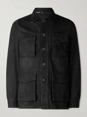 J. MUESER Suede Overshirt