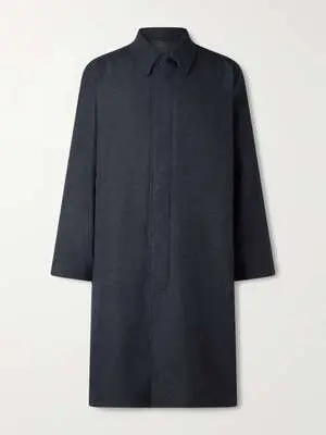 KAPTAIN SUNSHINE Walker Wool Coat - Navy