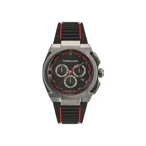 FERRAGAMO Supreme Chrono Watch - Black