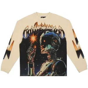 GODSPEED Sputnik Long-sleeve T-shirt - Cream