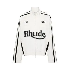 Rhude Ski Track Jacket - White