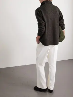 FRAME Wool And Yak-blend Cardigan - Gray