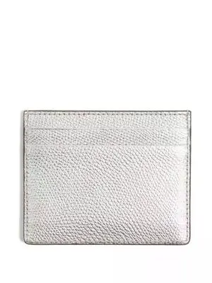 Valentino Garavani V-logo Signature Card Holder - Silver