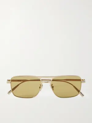 Dior Diorblacksuits17u D-frame Sunglasses - Gold