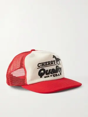 CHERRY LOS ANGELES Printed Foam And Mesh Trucker Cap