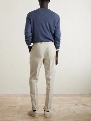 Brunello Cucinelli Slim-fit Cashmere Sweater - Blue