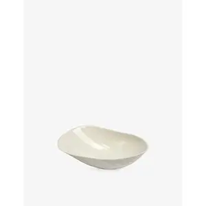 GOHAR WORLD Sadaf Porcelain Bowl 25cm - White