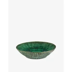 SERAX Verde Lanza Stoneware Serving Plate - Green