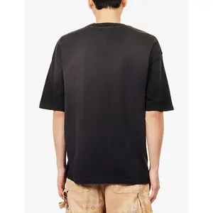 Amiri Spliced Logo Oversized Cotton-jersey T-shirt