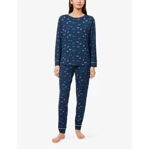 Eberjey Gisele Graphic-print Modal-jersey Pyjamas