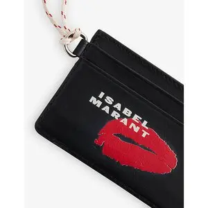 Isabel Marant Printed Leather Card Holder