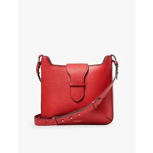 ASPINAL OF LONDON Ella Hobo Leather Cross-body Bag - Cardinalred