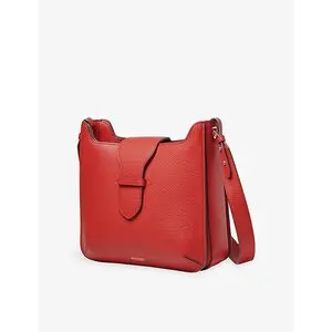 ASPINAL OF LONDON Ella Hobo Leather Cross-body Bag - Cardinalred