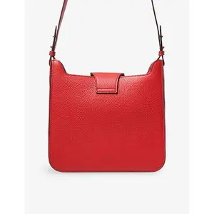 ASPINAL OF LONDON Ella Hobo Leather Cross-body Bag - Cardinalred