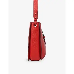 ASPINAL OF LONDON Ella Hobo Leather Cross-body Bag - Cardinalred