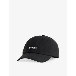 Monday Swimwear Logo-embroidered Cotton Baseball Cap - Black
