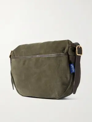 BLEU DE CHAUFFE Margot Suede Messenger Bag