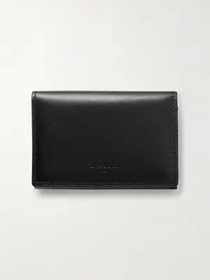 Berluti Imbuia Neo Scritto Venezia Leather Bifold Cardholder - Black