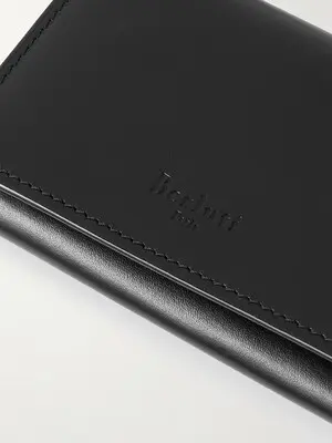 Berluti Imbuia Neo Scritto Leather Bifold Cardholder