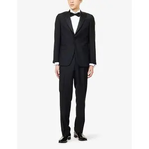 OSCAR JACOBSON Wool Tuxedo Trousers