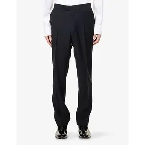OSCAR JACOBSON Wool Tuxedo Trousers