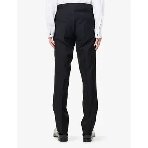 OSCAR JACOBSON Wool Tuxedo Trousers