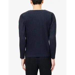 Issey Miyake Basics Long-sleeve Knit Top