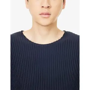 Issey Miyake Basics Long-sleeve Knit Top