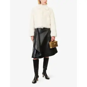 Bottega Veneta Cropped Fur Jacket