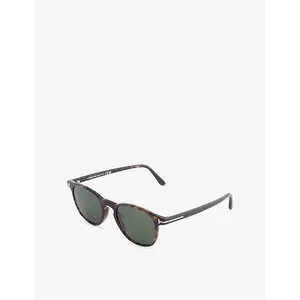 TOM FORD Round Frame Acetate Sunglasses