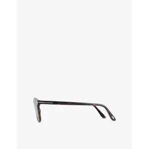 TOM FORD Round Frame Acetate Sunglasses
