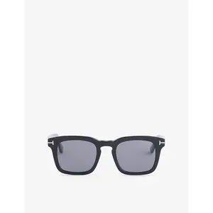 TOM FORD Tf751 Dax Sunglasses - Shiny Black/ Smoke Polar