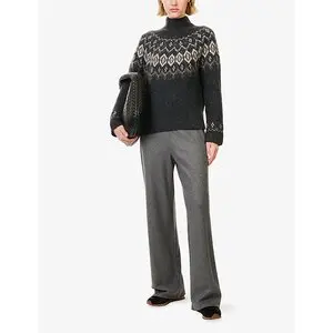 Vince Knitted Wide Leg Trousers
