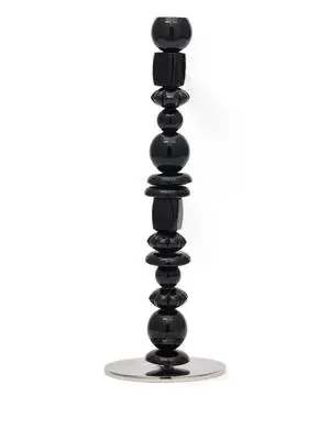 POLSPOTTEN Beads Candle Holder - Black