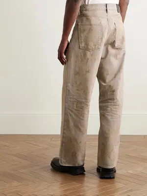 Acne Studios 1981 Wide-leg Coated Jeans - Neutrals