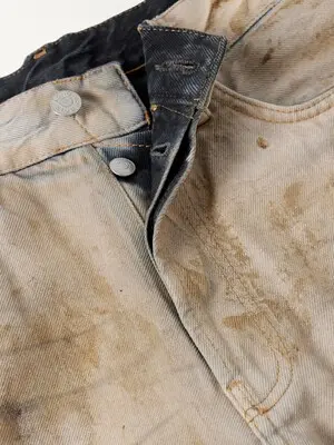 Acne Studios 1981 Wide-leg Coated Jeans - Neutrals