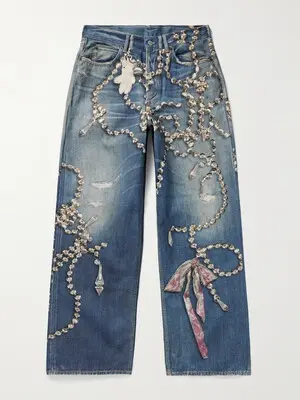 Embellished Jeans For Men