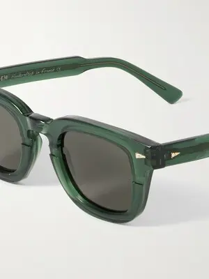 AHLEM Champ De Mars Square-frame Sunglasses - Green