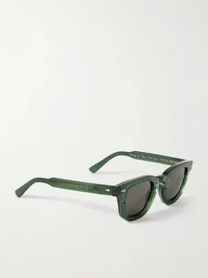 AHLEM Champ De Mars Square-frame Sunglasses - Green