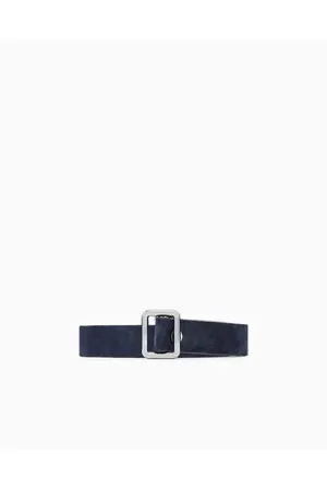 Giorgio Armani Suede Belt - Blue