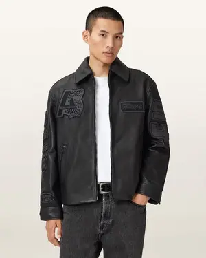 ALLSAINTS Williams X Garrison Leather Jacket