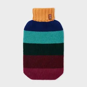 Paul Smith Multistripe Lambswool Hot Water Bottle Cover - Multicolour
